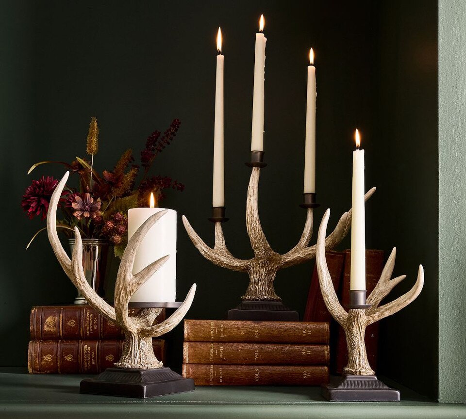 Antler Candle Holder | Pottery Barn UK