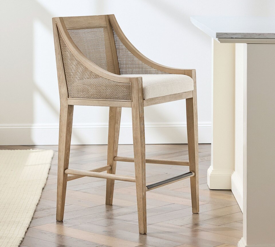 Atwood Cane Counter Stool | Pottery Barn UK