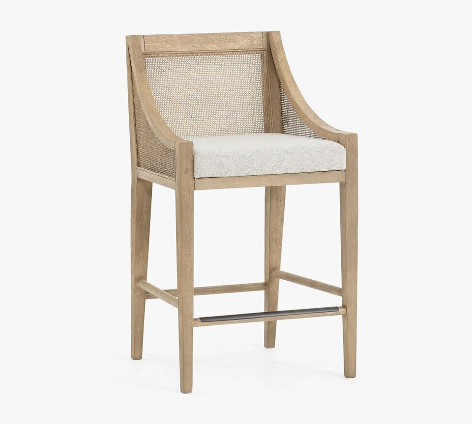 Atwood Cane Counter Stool | Pottery Barn UK