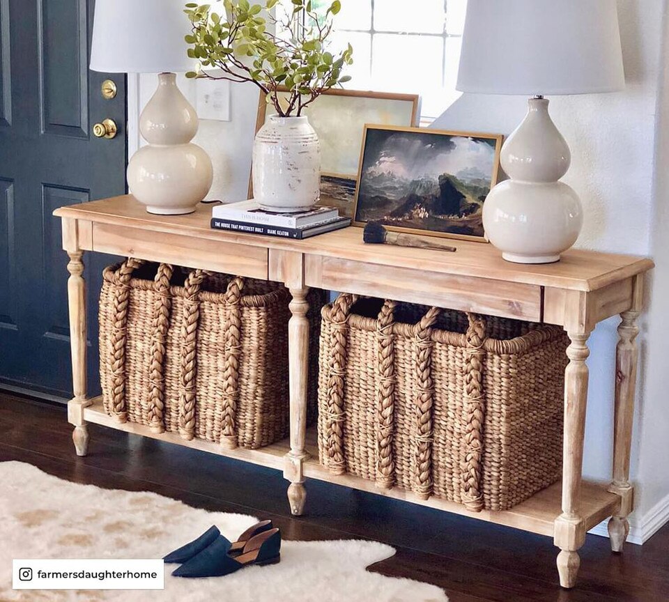 Beachcomber Handwoven Rectangular Baskets | Pottery Barn UK