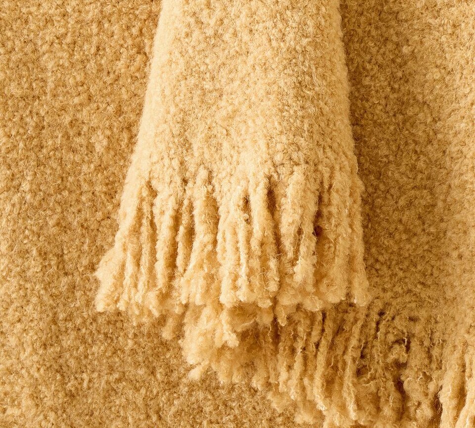 Boucle Knit Throw | Pottery Barn UK