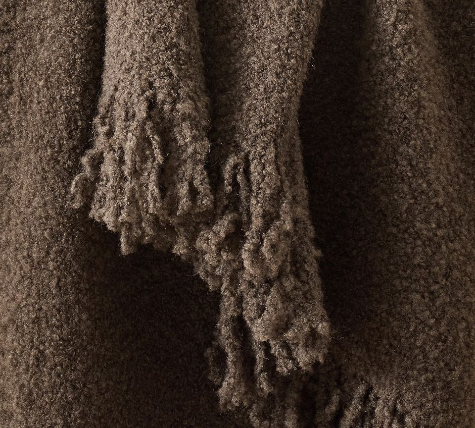 Boucle Knit Throw | Pottery Barn UK
