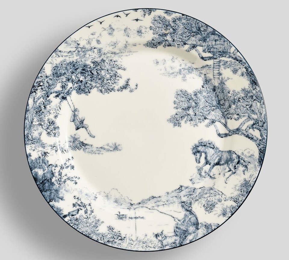 Brandon Maxwell Groveland Toile Dinner Plates - Set of 4 | Pottery Barn UK