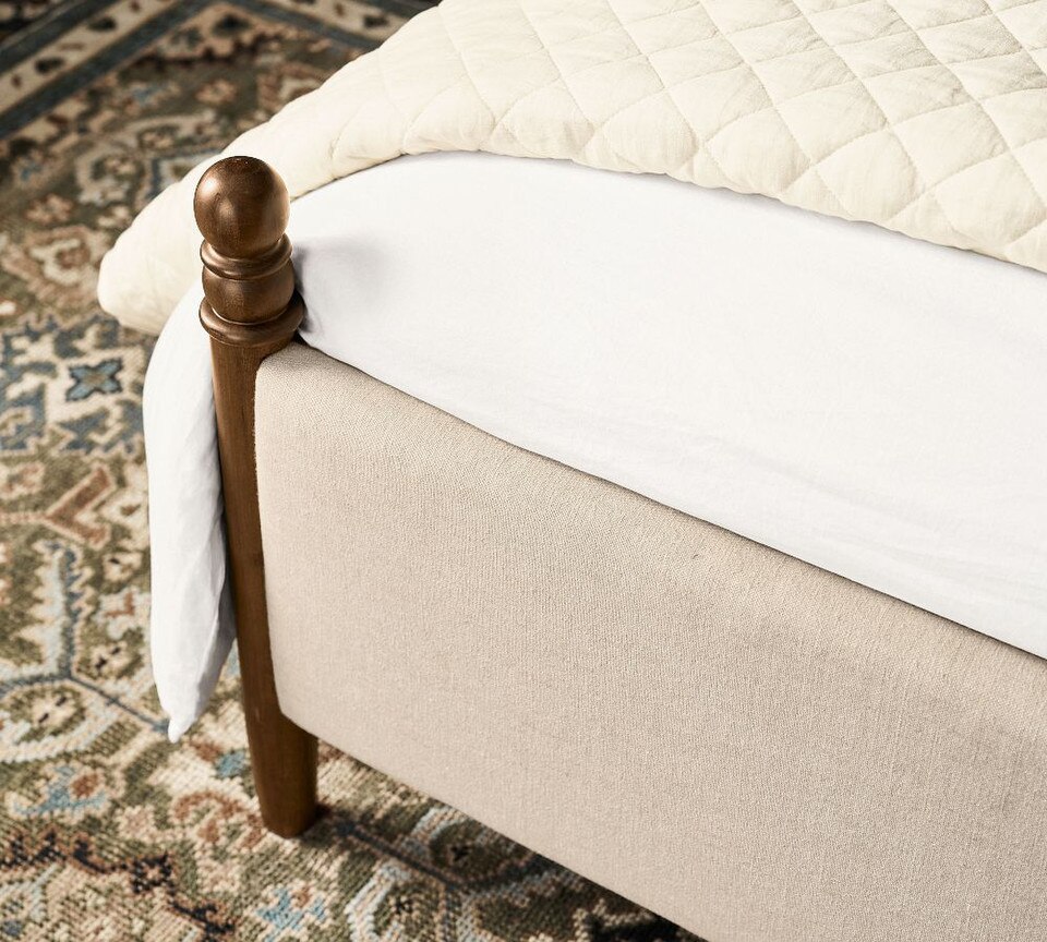 Chris Loves Julia Modern Traditional Bed | Pottery Barn UK