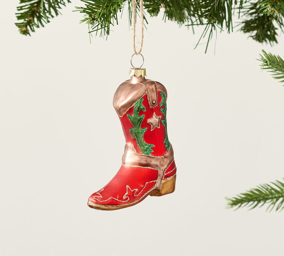 Cowboy Boot Bauble | Pottery Barn UK