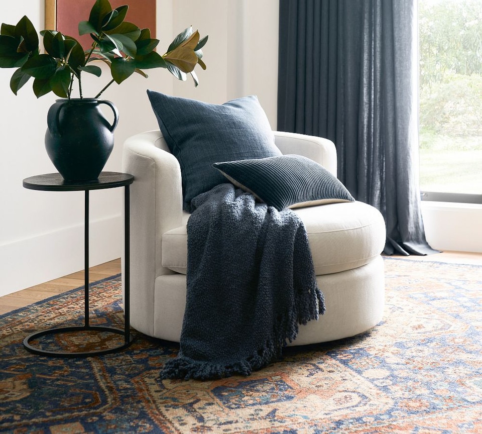 Dreamy Handwoven Fringe Throw | Pottery Barn UK