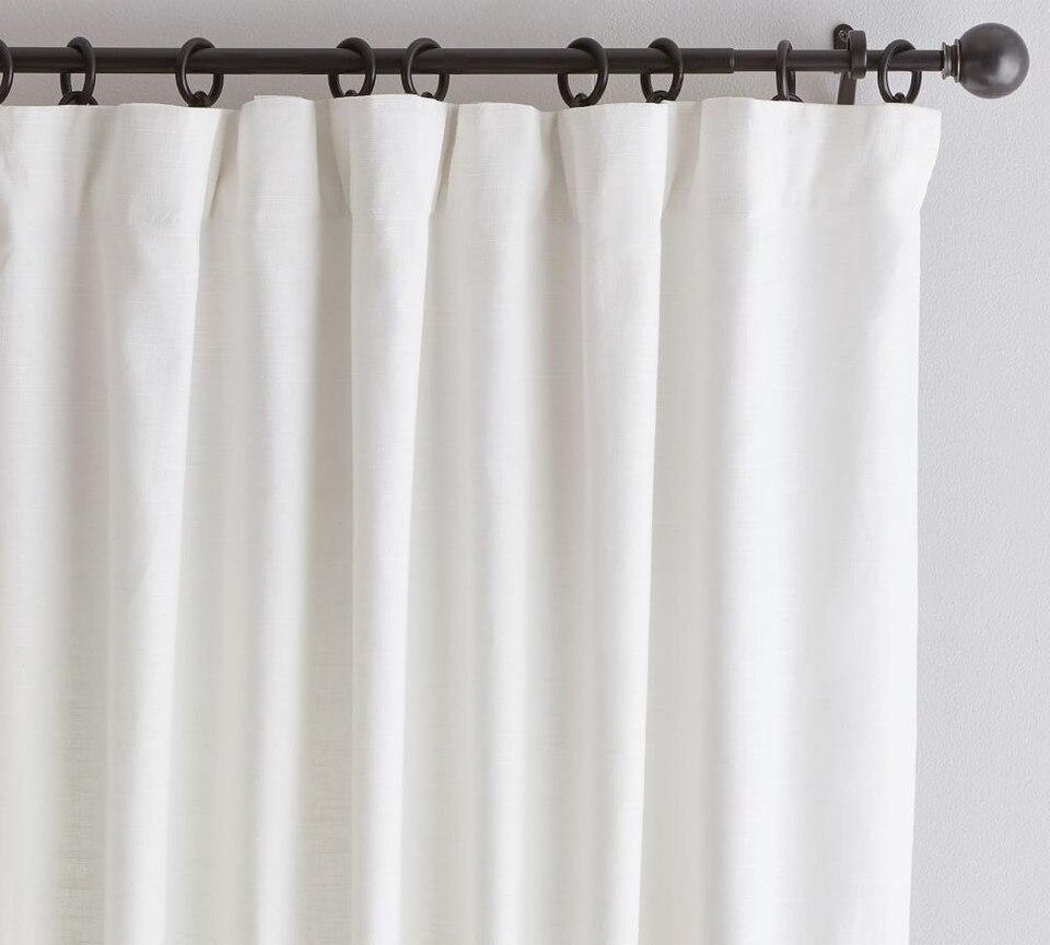 Pottery Barn White Curtains