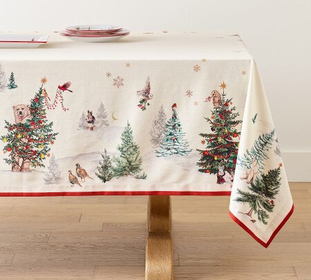 enchanted forest tablecloth