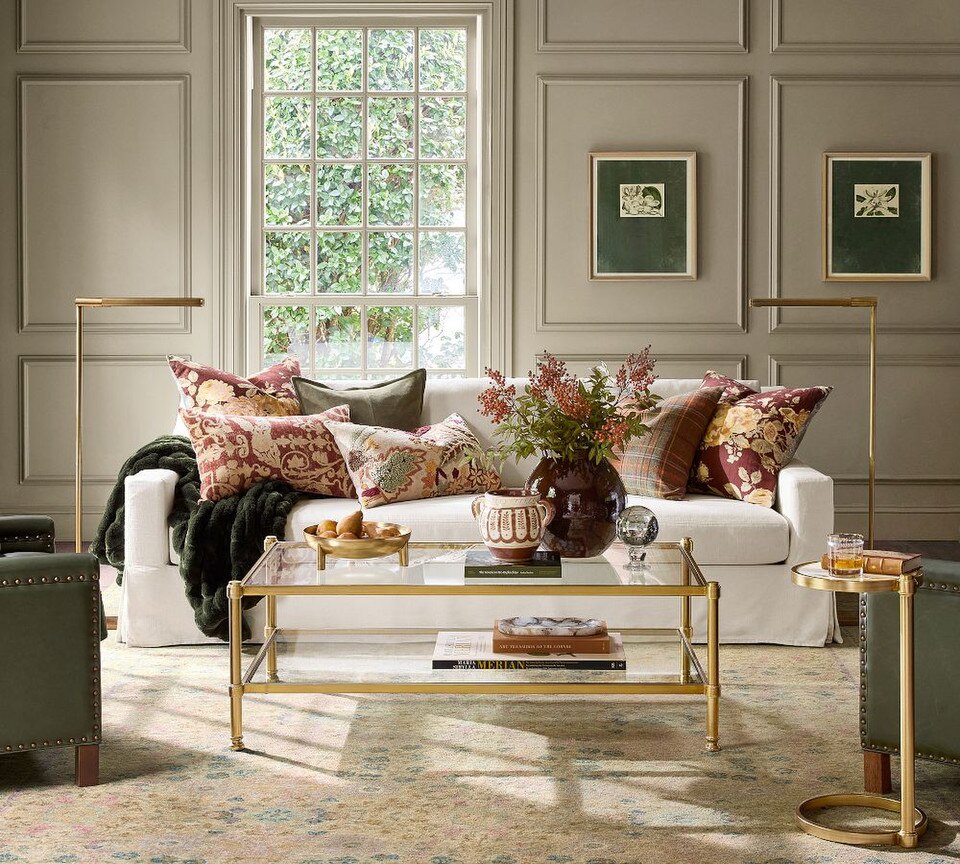Everson Round Stone C-Table (34 cm) | Pottery Barn UK