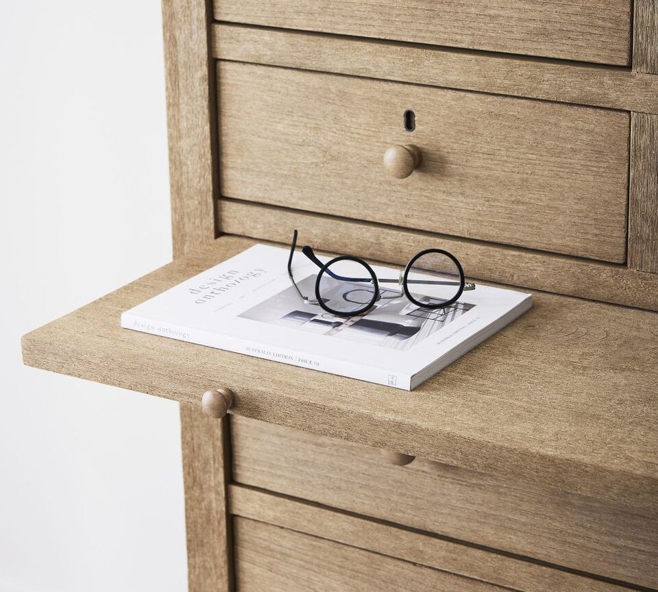 Farmhouse 7-Drawer Tall Chest of Drawers (98 cm) | Pottery Barn UK