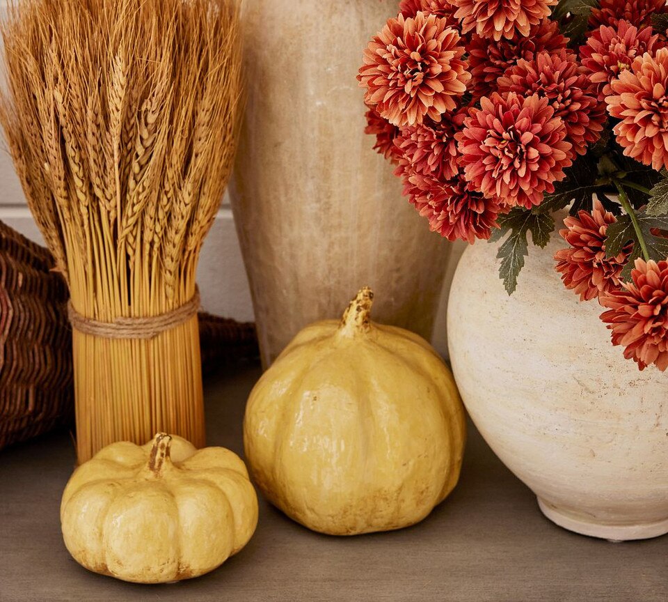 Faux Kiku Flower Bundle | Pottery Barn UK