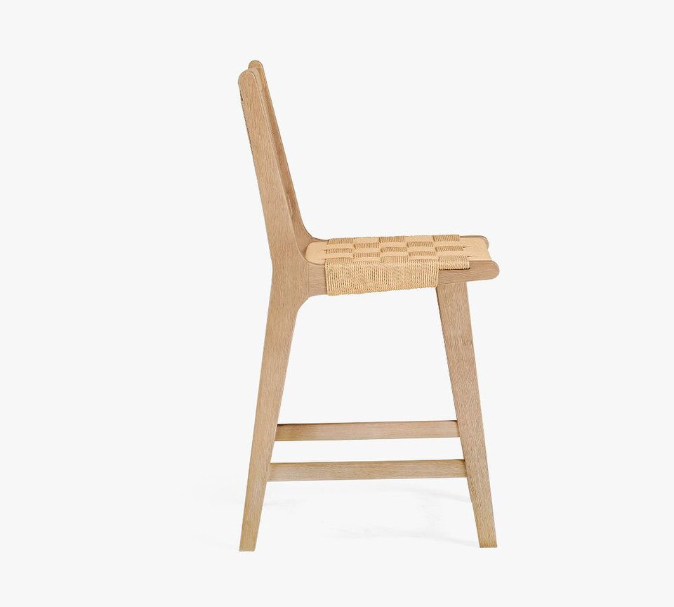 Fenton Woven Stool | Pottery Barn UK