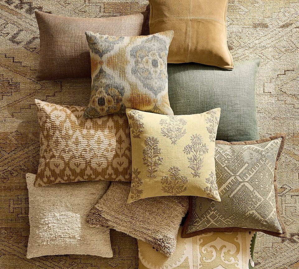 Fez Embroidered Cushion Cover | Pottery Barn UK