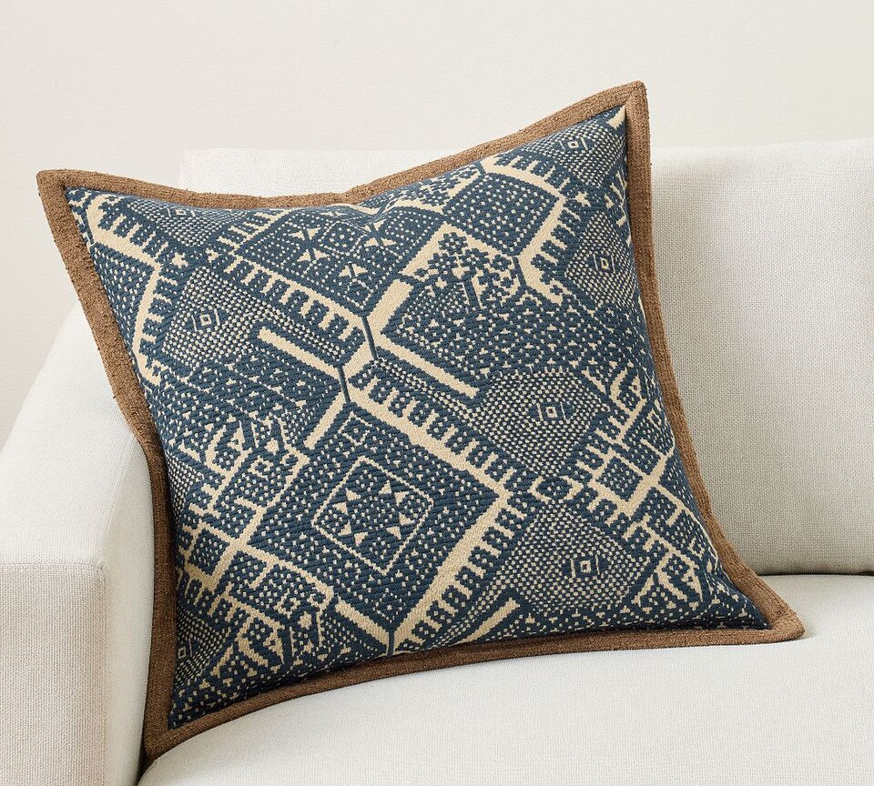 Fez Embroidered Cushion Cover | Pottery Barn UK