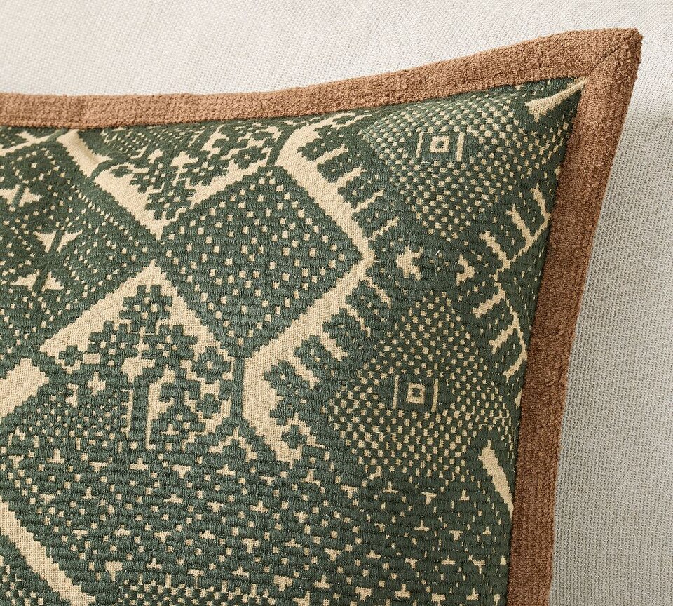 Fez Embroidered Cushion Cover | Pottery Barn UK