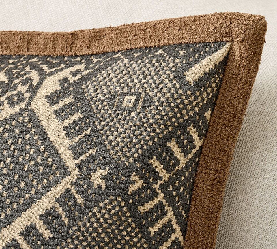 Fez Embroidered Cushion Cover | Pottery Barn UK