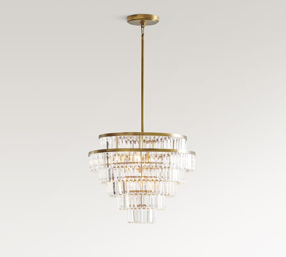 Gemma Crystal Round Chandelier (66 cm) | Pottery Barn UK