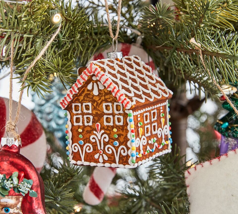Gingerbread House Ornament | Pottery Barn UK