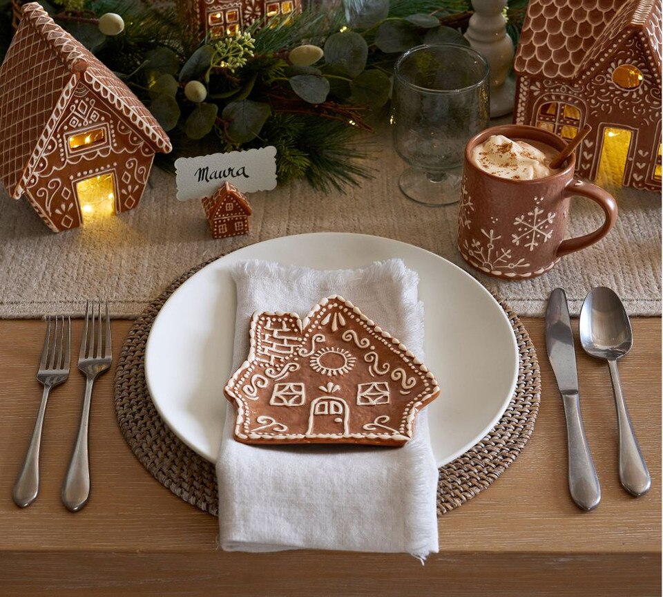 Gingerbread Stoneware Mugs – Set of 2 | Pottery Barn UK
