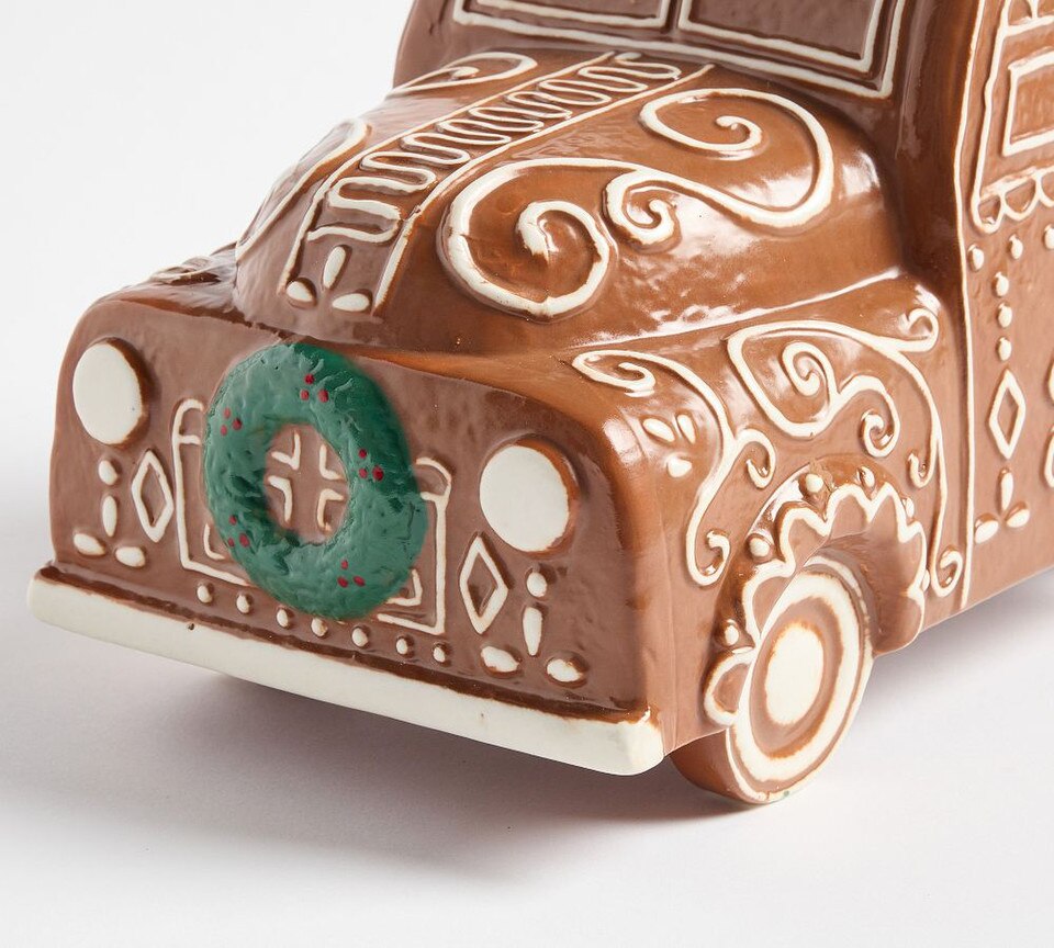 Handcrafted Ceramic Gingerbread Truck | Pottery Barn UK