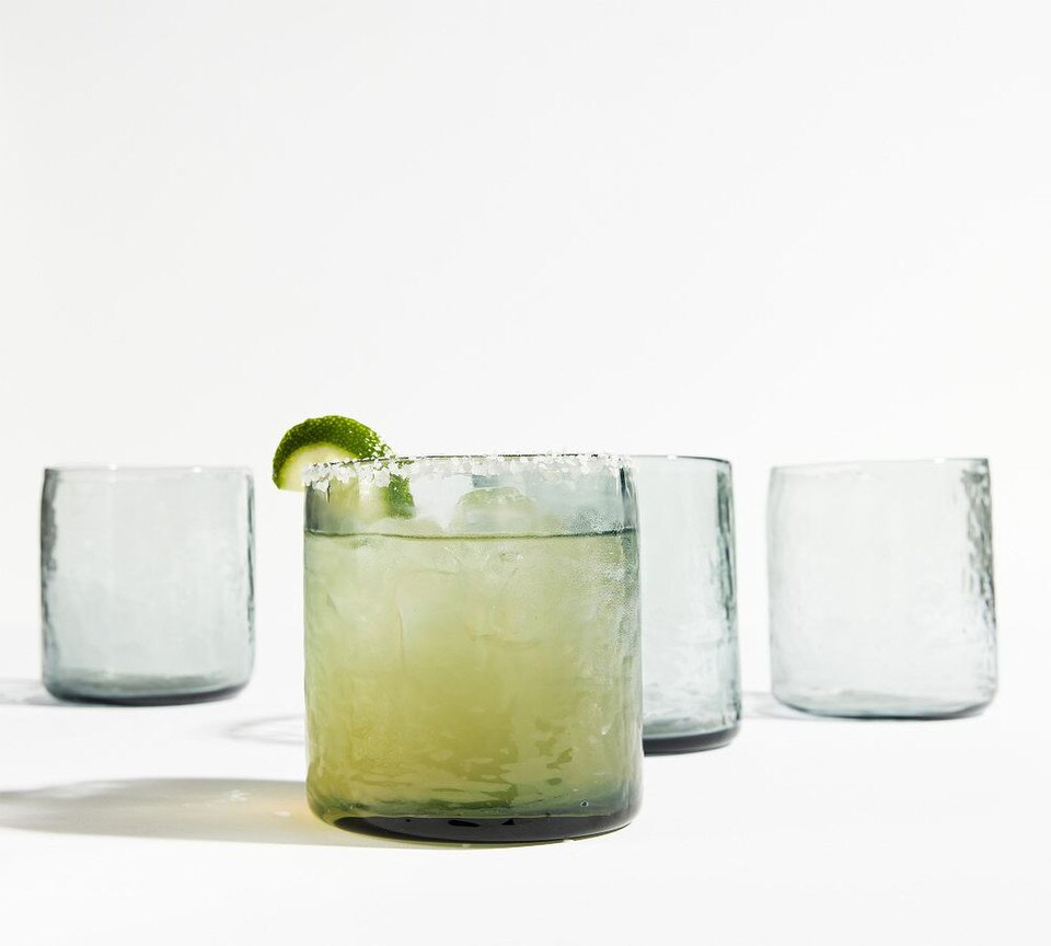 Hammered Handcrafted Drinking Glasses | Pottery Barn UK