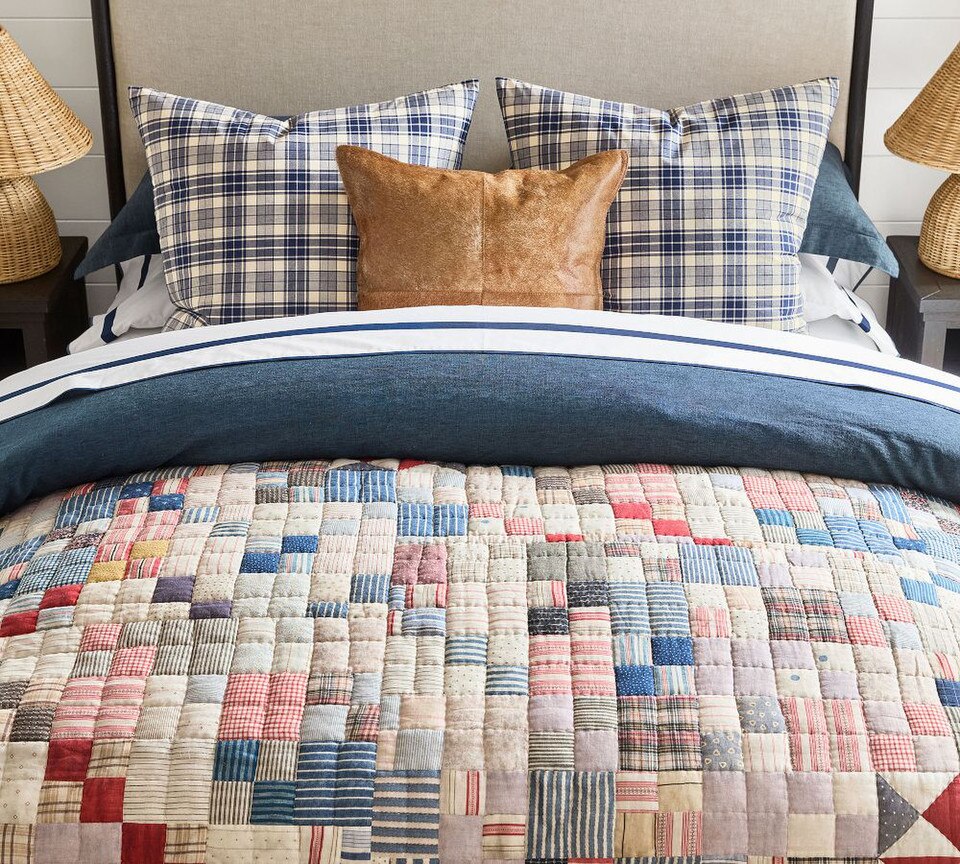 Jamie Reversible Bedspread | Pottery Barn UK