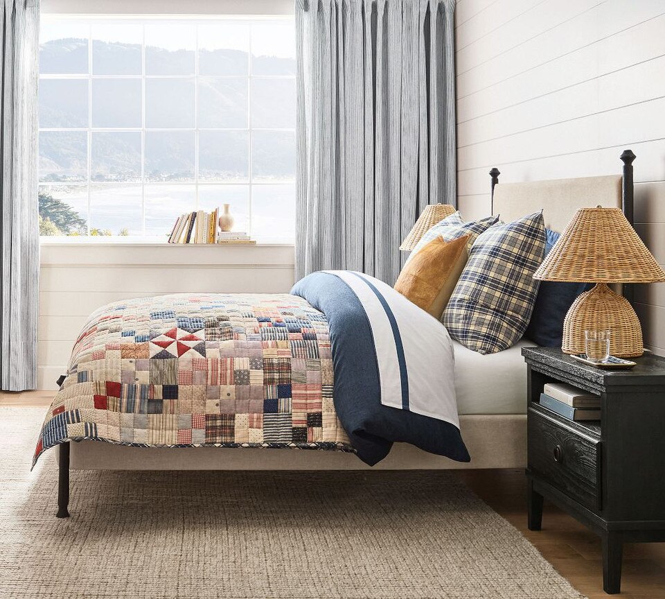 Jamie Reversible Bedspread | Pottery Barn UK