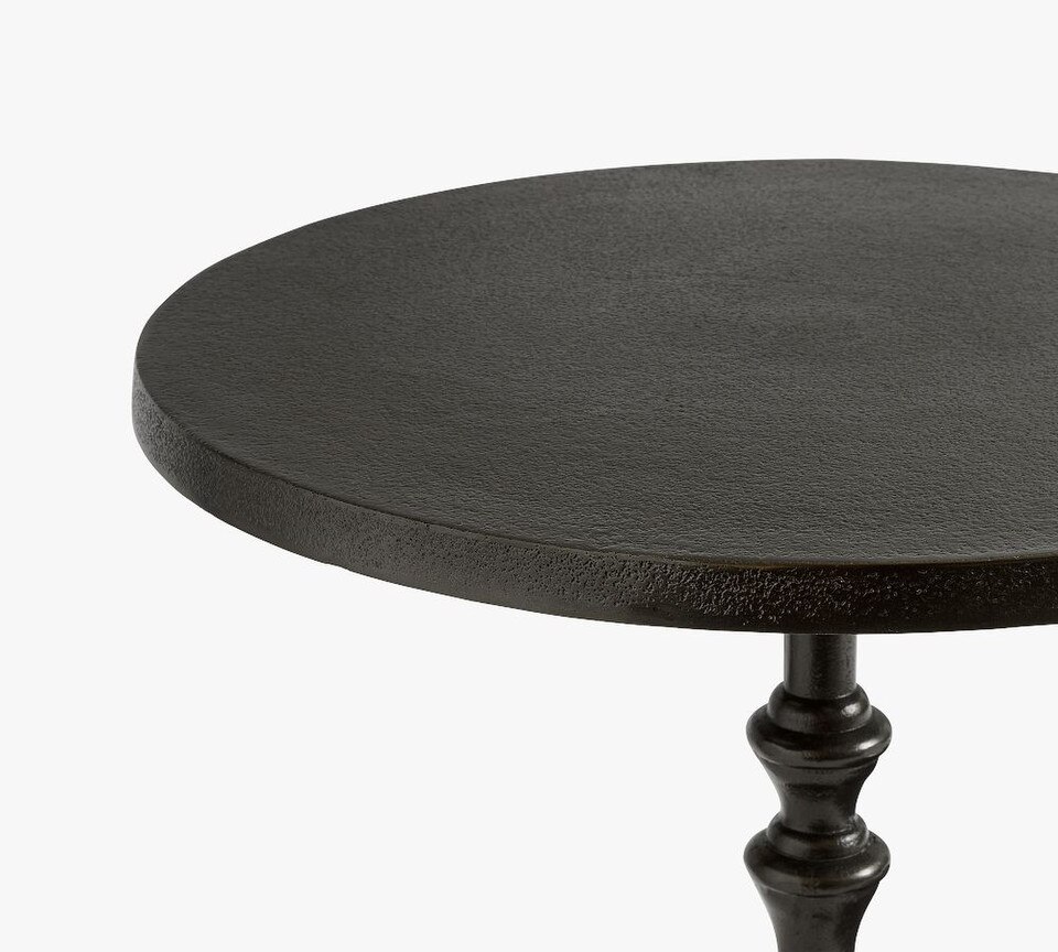 Round Metal Accent Table (46 cm) | Pottery Barn UK