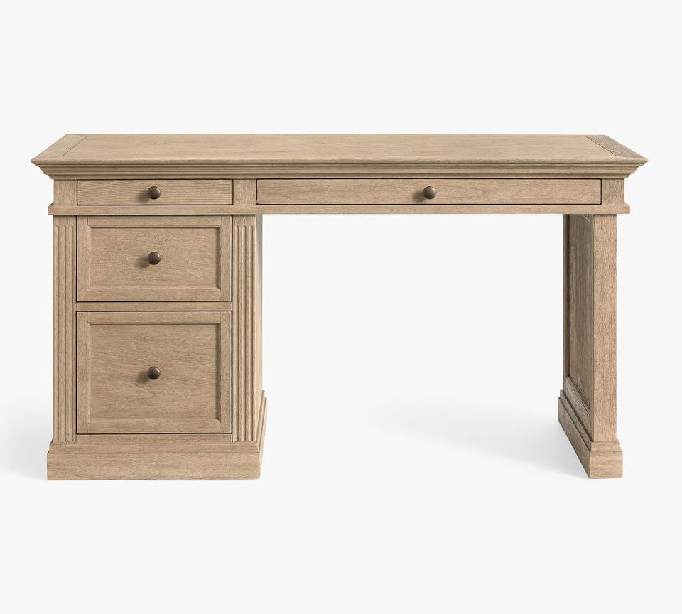 Livingston Single Cabinet Writing Desk (145 cm) | Pottery Barn UK
