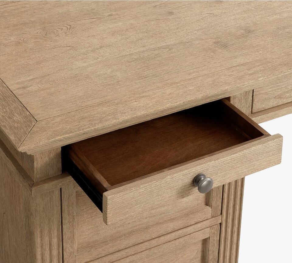 Livingston Single Cabinet Writing Desk (145 cm) | Pottery Barn UK