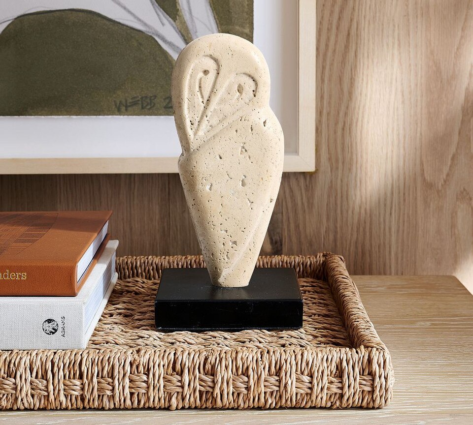 Marble Owl Object | Pottery Barn UK
