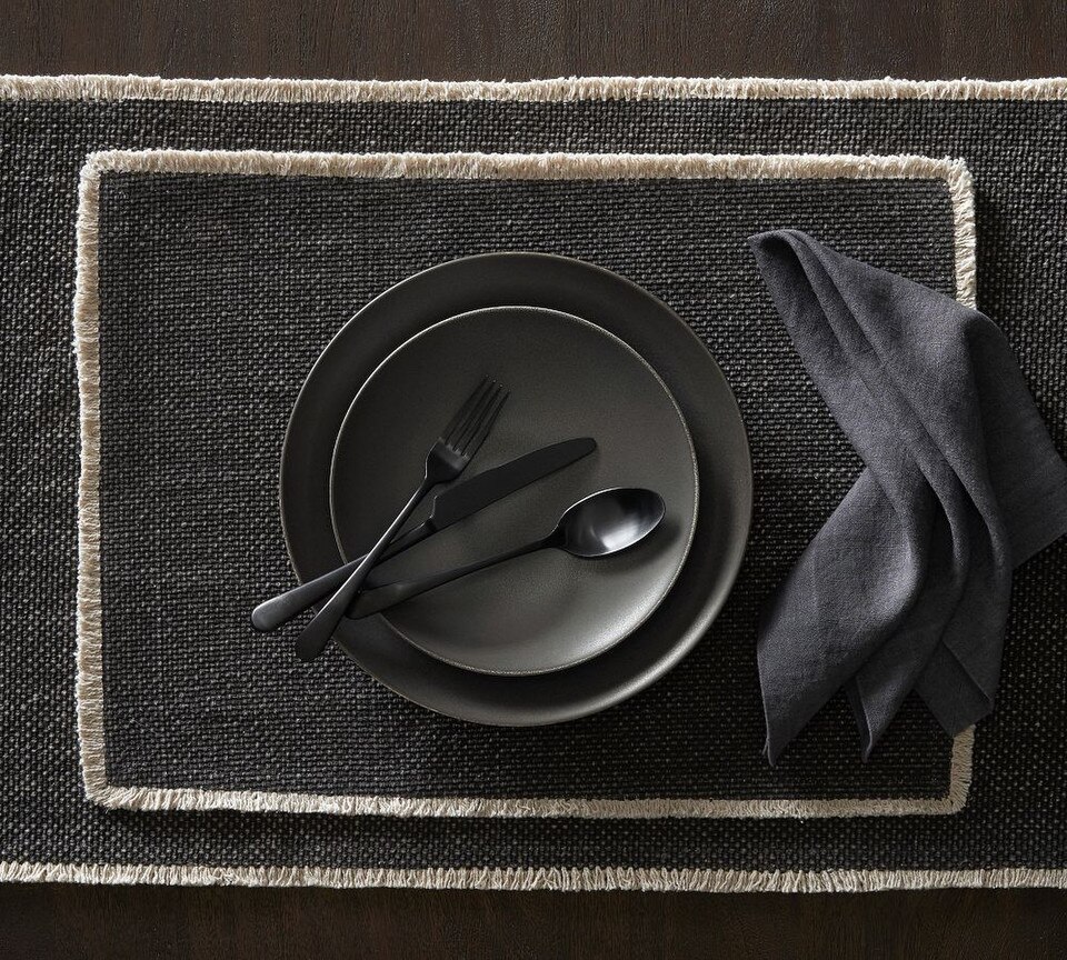 Mason Handwoven Cotton Fringe Place Mats | Pottery Barn UK