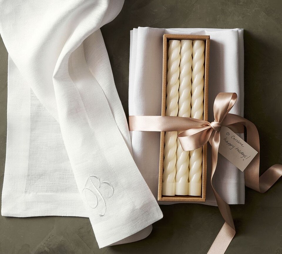Mason Oversized Linen Napkins | Pottery Barn UK