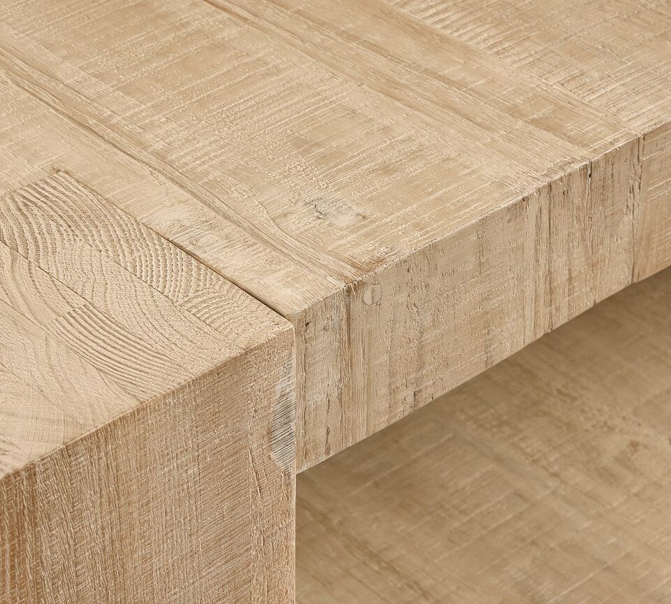 Rockport Rectangular Reclaimed Wood Coffee Table (168 cm) | Pottery Barn UK