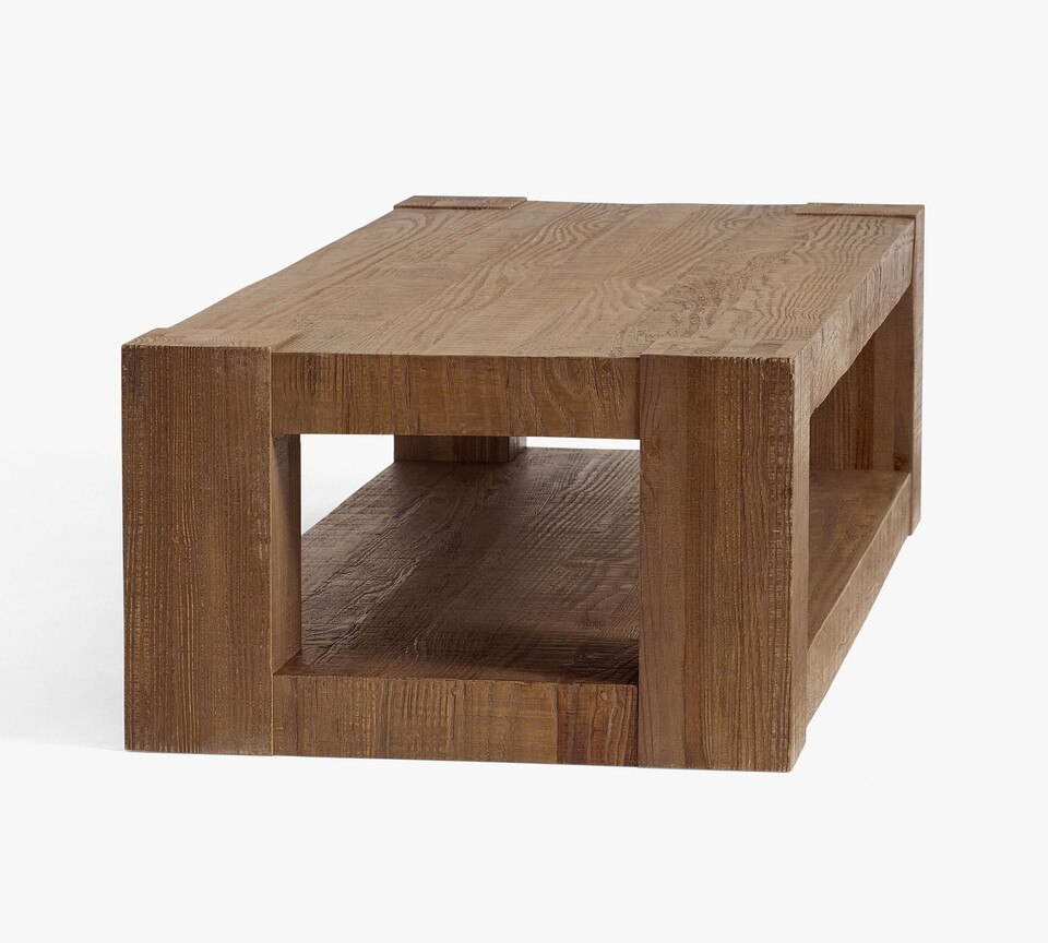 Rockport Rectangular Reclaimed Wood Coffee Table (168 cm) | Pottery Barn UK
