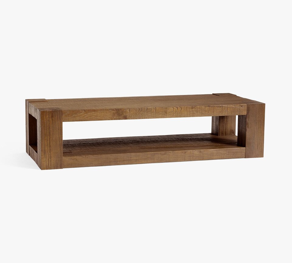 Rockport Rectangular Reclaimed Wood Coffee Table (168 cm) | Pottery Barn UK