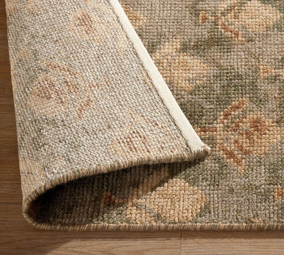 Poppy Hand-Knotted Wool Rug | Pottery Barn UK