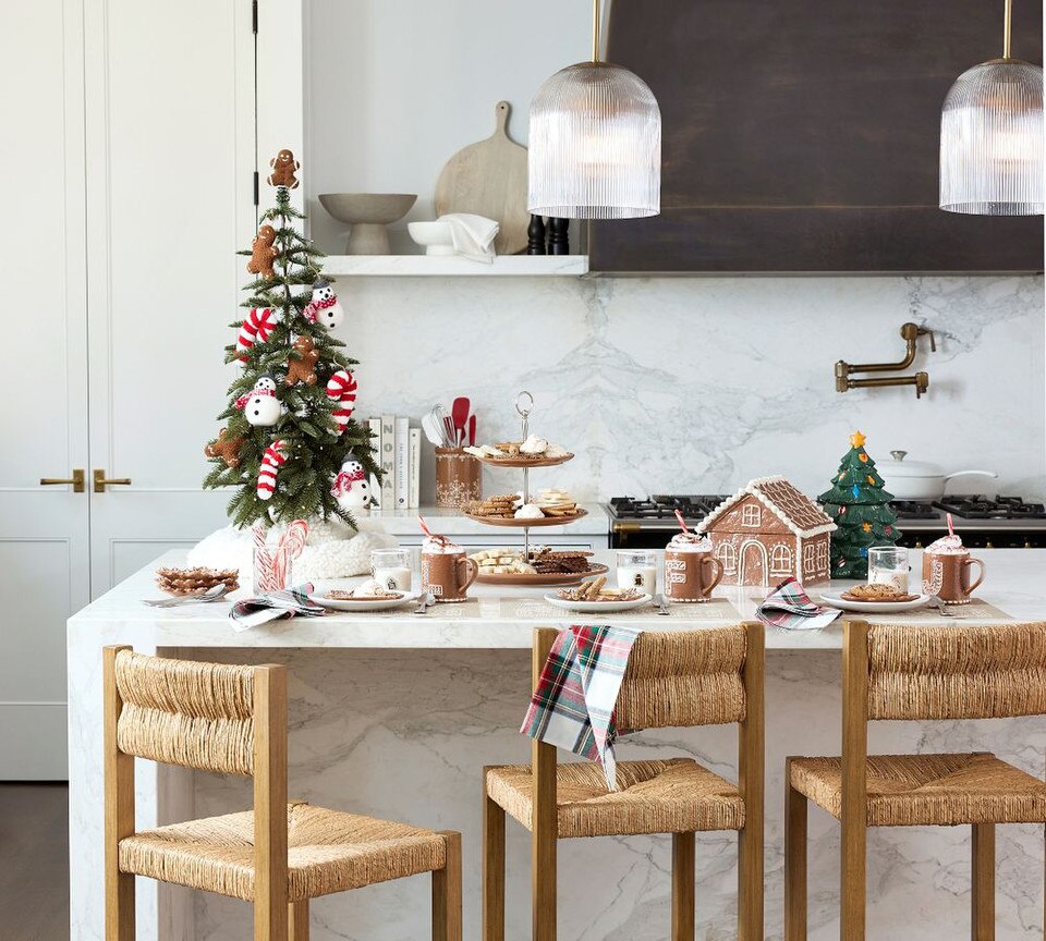 Lit Faux Pine Trees | Pottery Barn UK