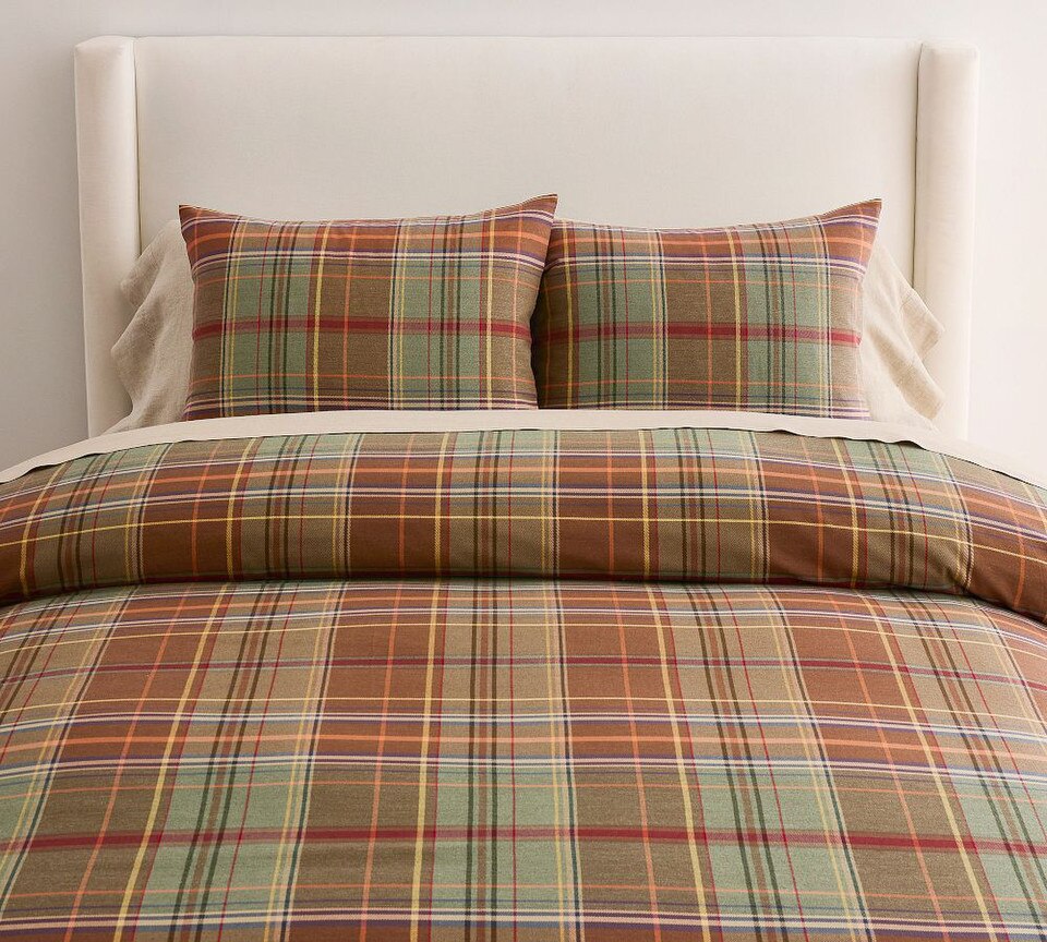 Woodrow Plaid Pillowcase | Pottery Barn UK