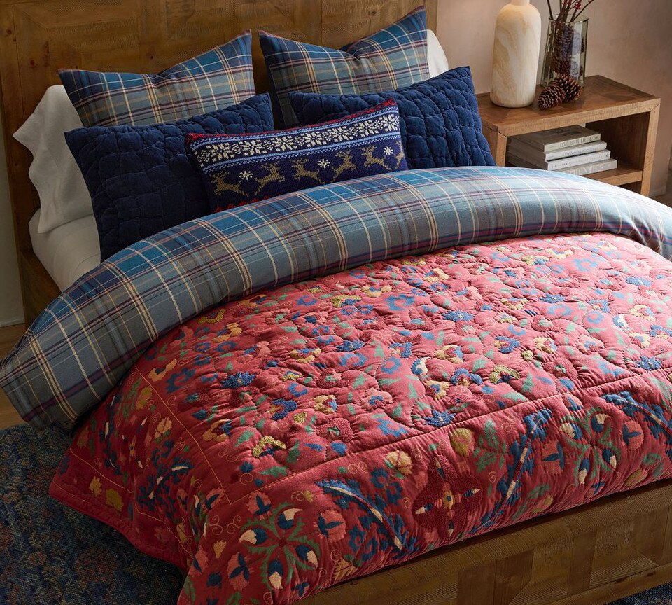 Woodrow Plaid Pillowcase | Pottery Barn UK