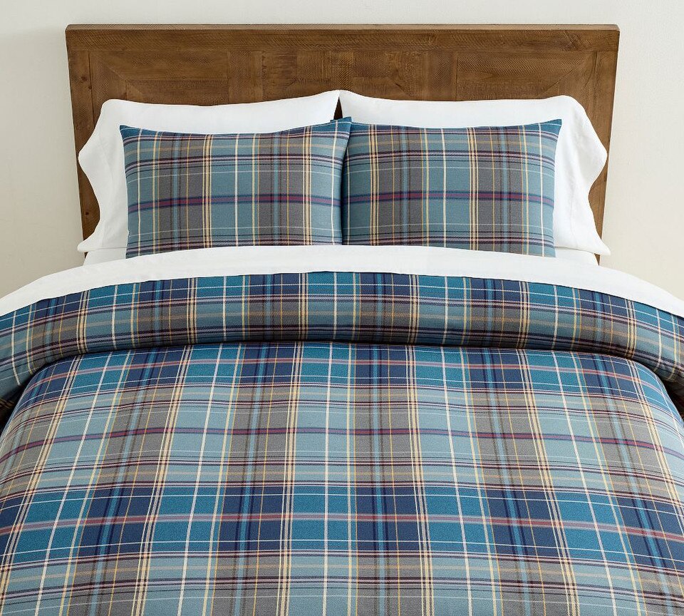 Woodrow Plaid Pillowcase | Pottery Barn UK
